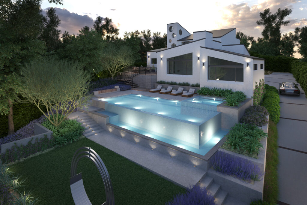 Pool, Hot Tub & Spa Landscape Design Architect Los Angeles, CA | Ecocentrix